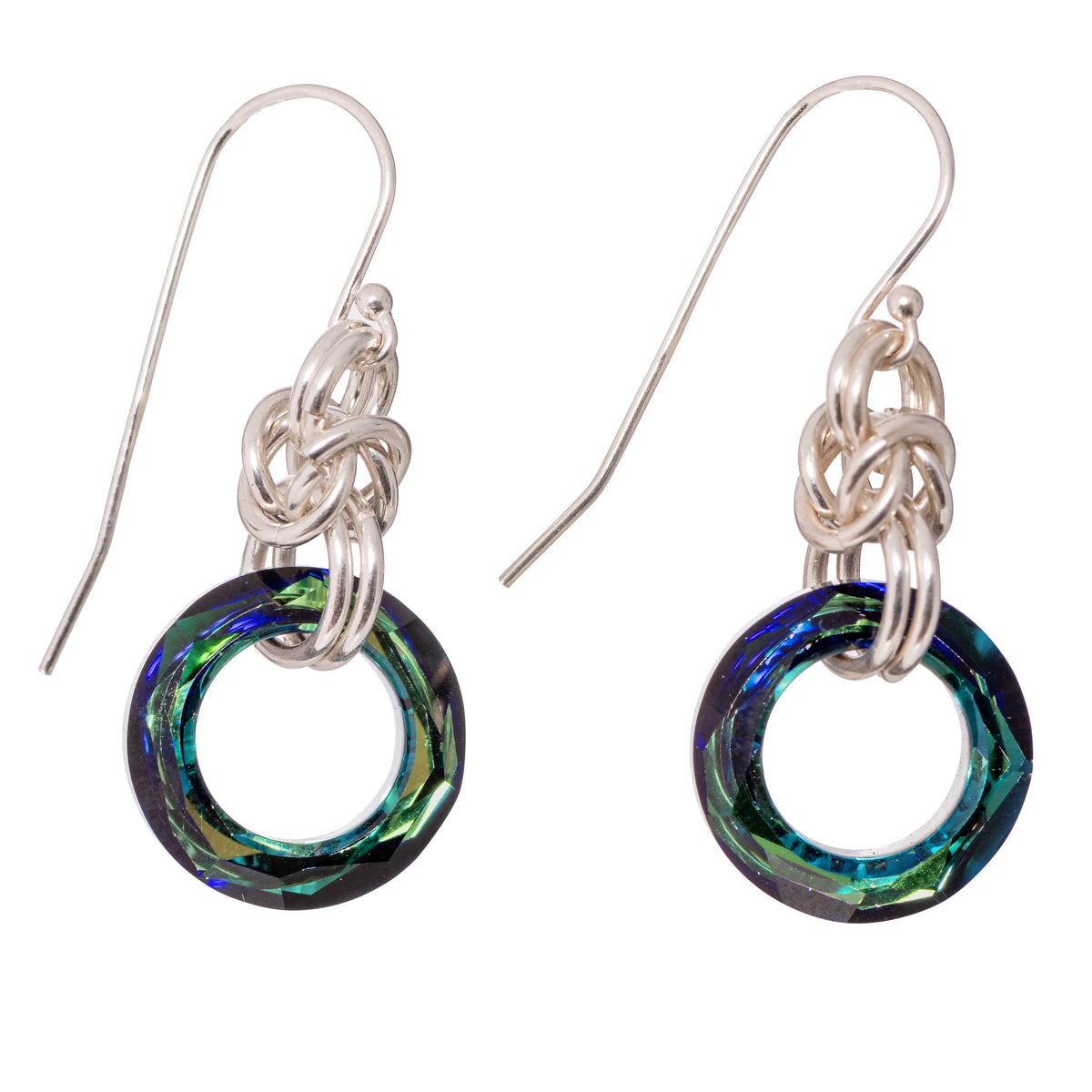 PRECISION CUT CRYSTAL LIFE RING EARRINGS – Laura Moore Designs