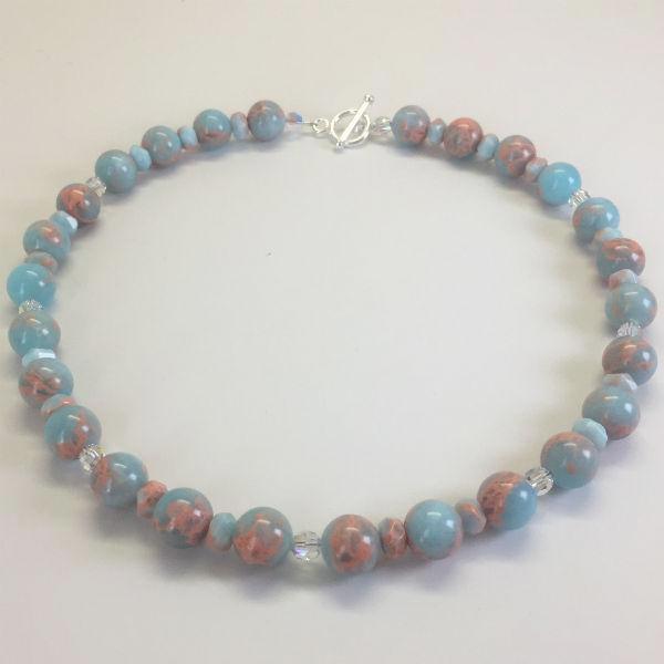 IMPRESSION JASPER NECKLACE – Laura Moore Designs
