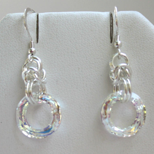 PRECISION CUT CRYSTAL LIFE RING EARRINGS – Laura Moore Designs